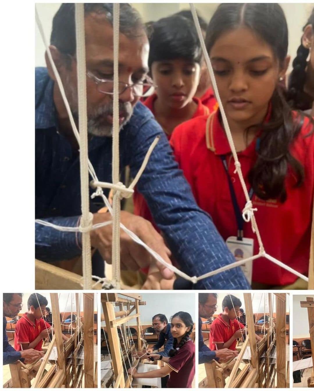 Weaving as an art form - Prerana Waldorf School