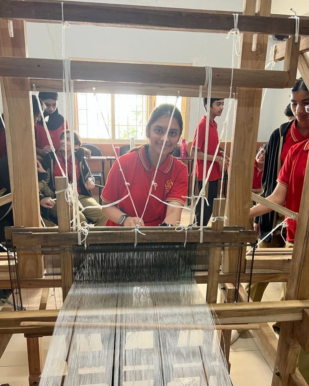 Weaving as an art form – Prerana Waldorf School